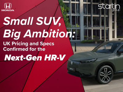 Next-Gen Honda HR-V Pricing & Specs UK | Startin Group