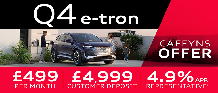 Audi Q4 e-tron Finance Offer | Sussex & Kent | Caffyns Audi