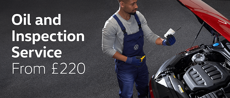 Oil and Inspection Service Just £220 | Sussex & Kent | Caffyns Volkswagen