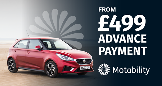 MG Motability Offers | From £NIL Deposit | Hampshire, West Sussex & Surrey