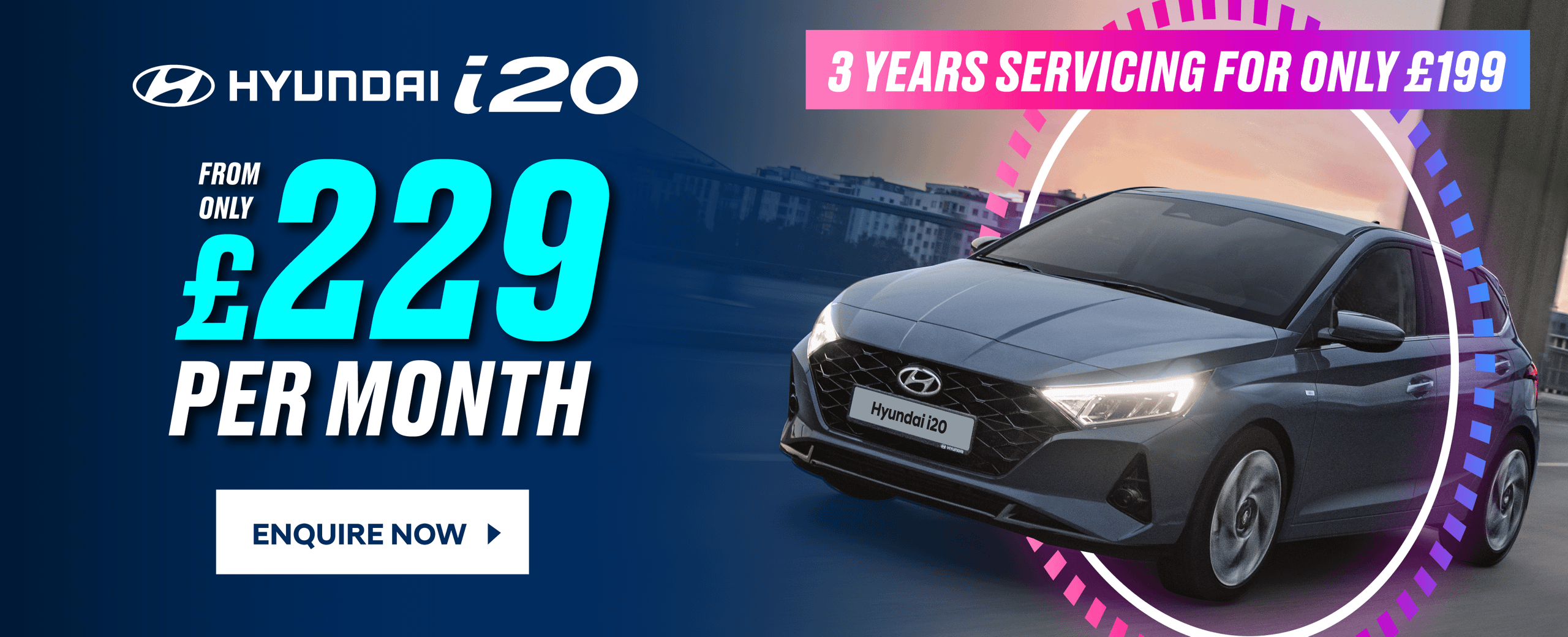 Hyundai i20 Offer | From £229 Per Month | Hampshire, West Sussex & Surrey