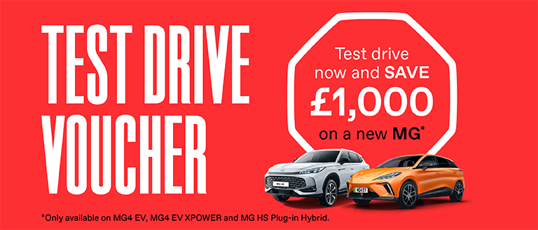 Test Drive Now For £1,000 Off A New MG | Kent | Caffyns MG Ashford