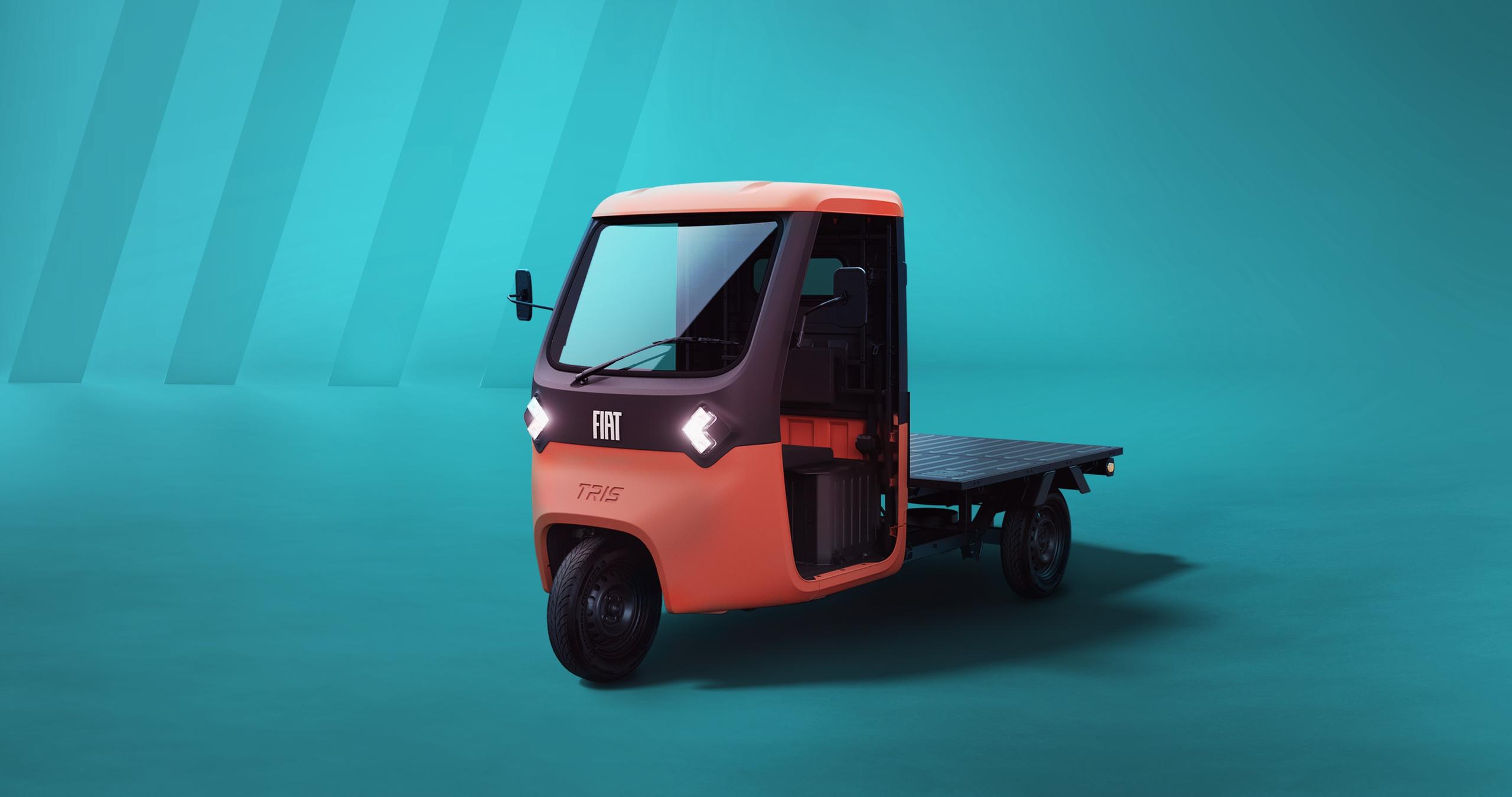 FIAT TRIS: New Electric Three-Wheeler Redefines Urban Mobility