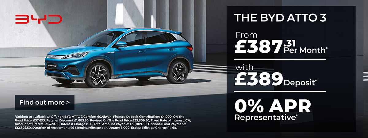 BYD Dealership | England, Nationwide | Hartwell