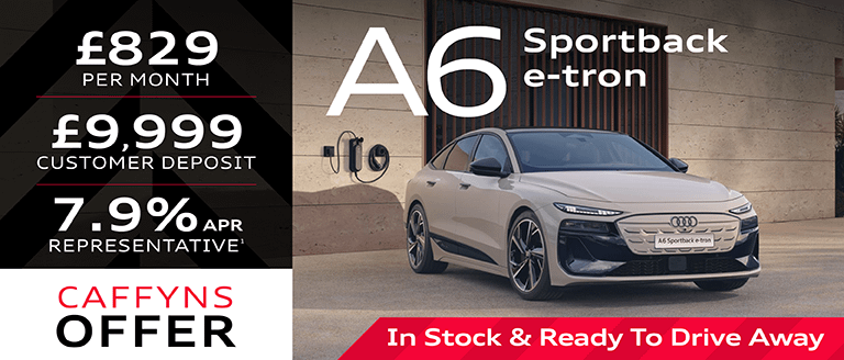 New Audi A6 Sportback e-tron Finance Offer | Sussex & Kent | Caffyns Audi