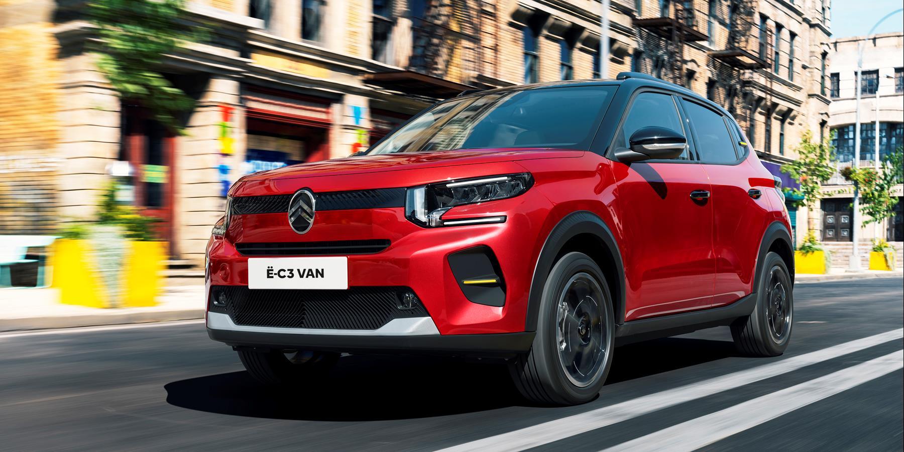 Citroën Opens Orders for New ë-C3 Van: Affordable, All-Electric Van ...