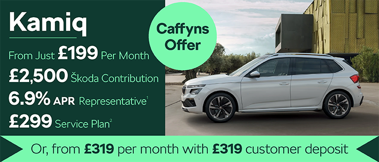 Škoda Kamiq From £199 Per Month | Kent | Caffyns Škoda