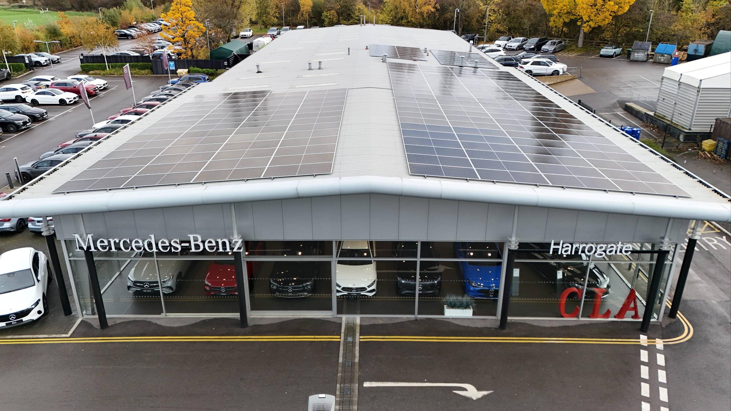 Solar Panels Installation at Mercedes-Benz of Harrogate | JCT600