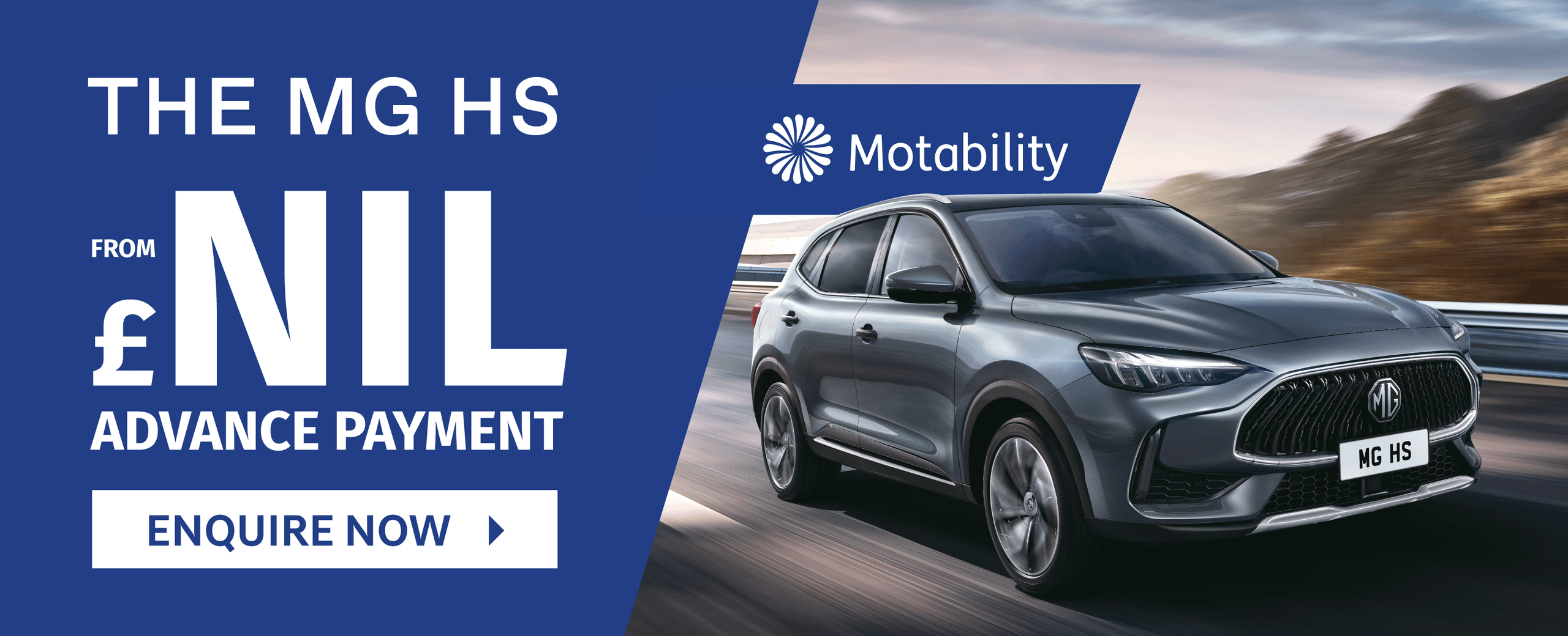 New MG HS with Motability | Hampshire, West Sussex & Surrey | Richmond