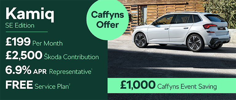 Škoda Kamiq From £199 Per Month | Kent | Caffyns Škoda